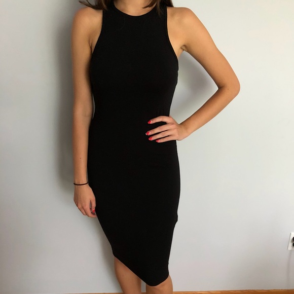 Forever 21 | Dresses | Tight Black Midi Dress | Poshmark